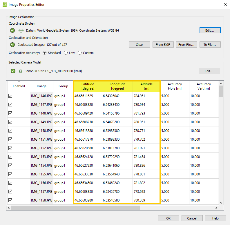 How to verify that the Image Geolocation and the Image Coordinate System are correct - PIX4Dmapper